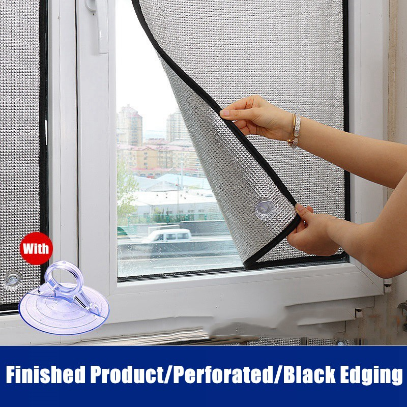 Home Window Sunshade Protector Pad Thickened Aluminum Foil Curtains Sun ...
