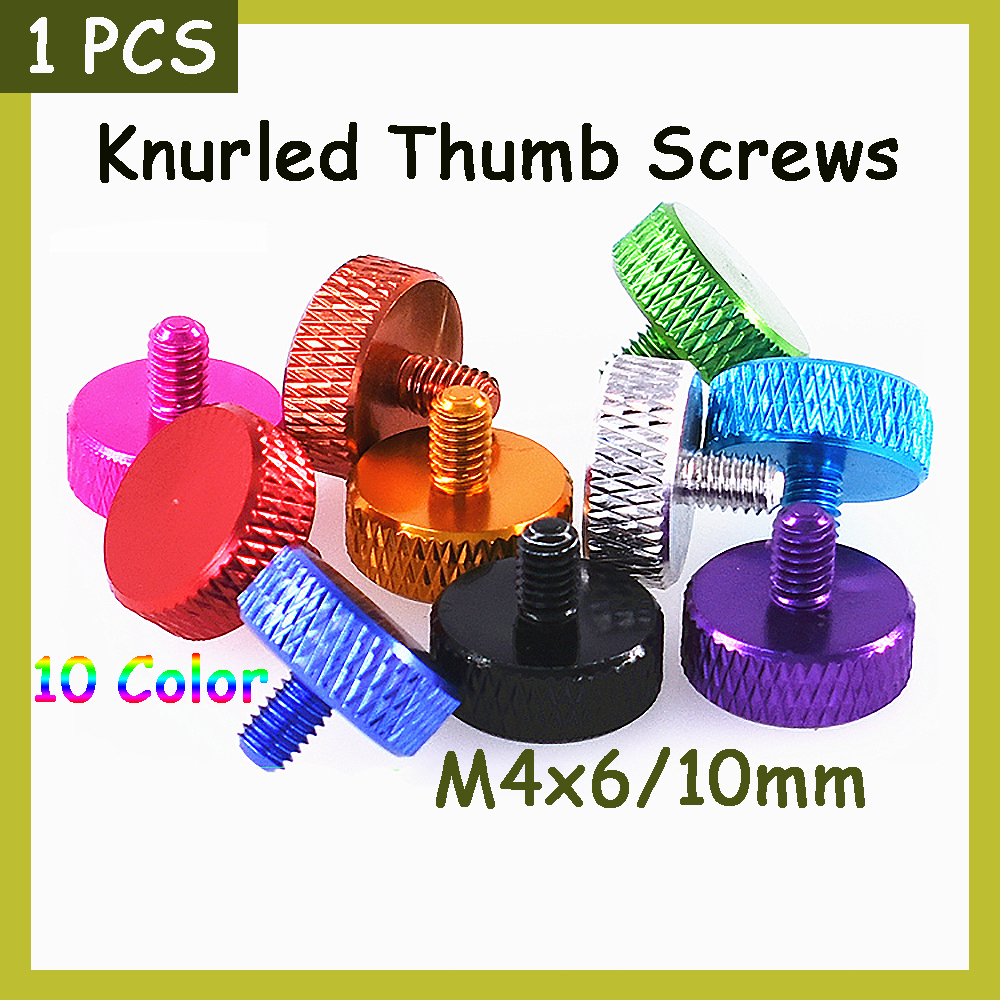 1 PCS Mesh Knurled Screws Colorful Aluminum Computer Chassis Side Panel ...