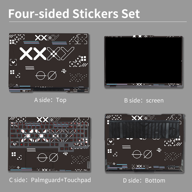 For Lenovo Legion Laptop Sticker Colourful skin 2023 Legion 5 Pro ...