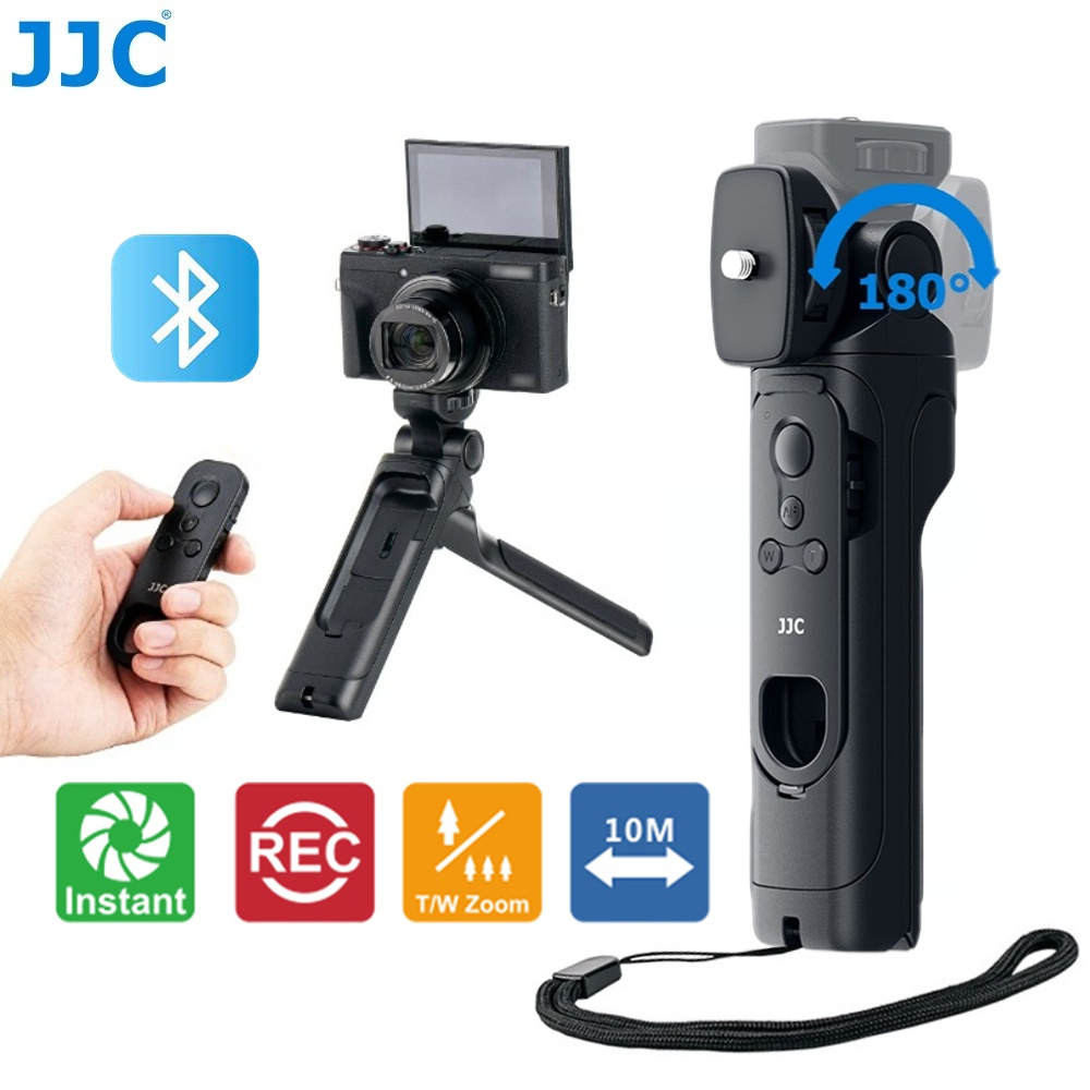 JJC TP-C1 Bluetooth Wireless Remote Control Mini Tripod Grip HG-100TBR ...