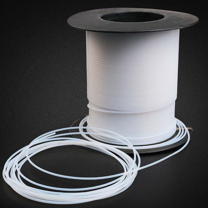 1/2Meters 2T~8T Teflon Tube AWG T Type 300V Milk White ...