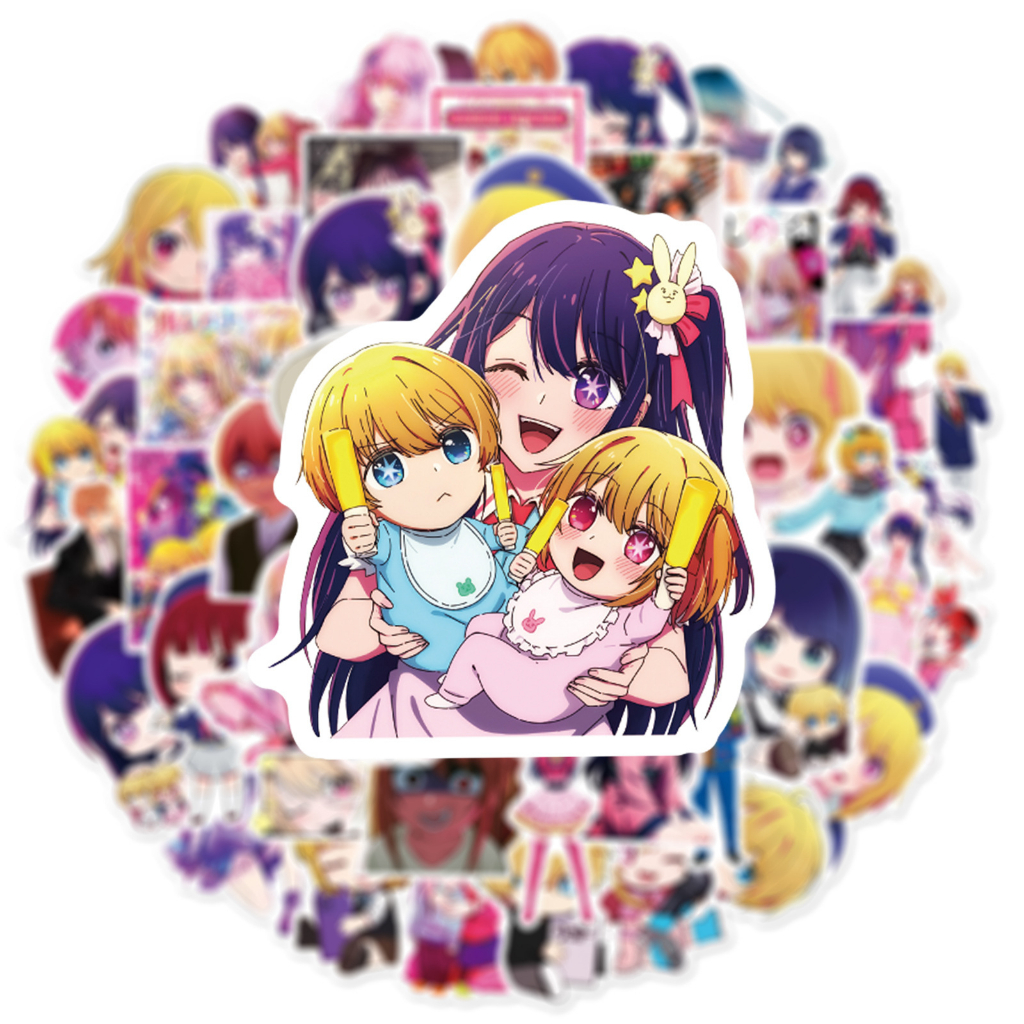 50pcs Anime Oshi no Ko Sticker Refrigerator guitar sticker waterproof ...