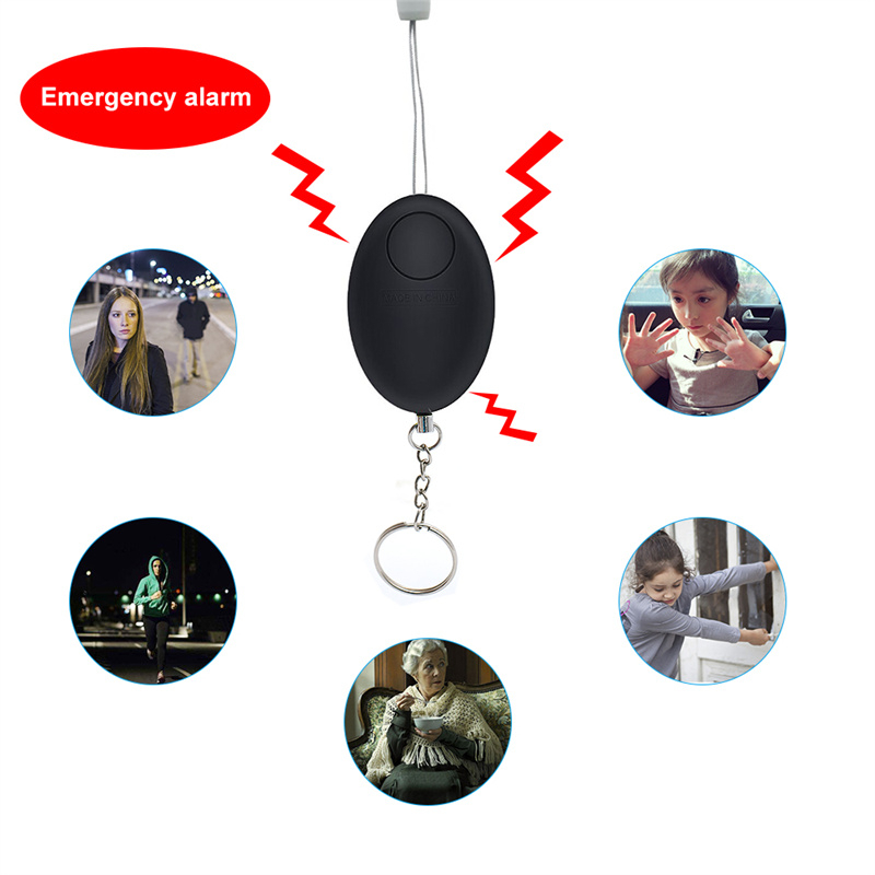 Self Defense Women Alarm 120dB Egg Shape Girl Security Protect Alert ...