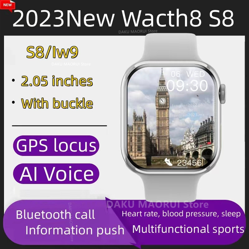 IW9 Smart Watch WoMen Bluetooth Call NFC GPS Men Fitness Series 8 ...