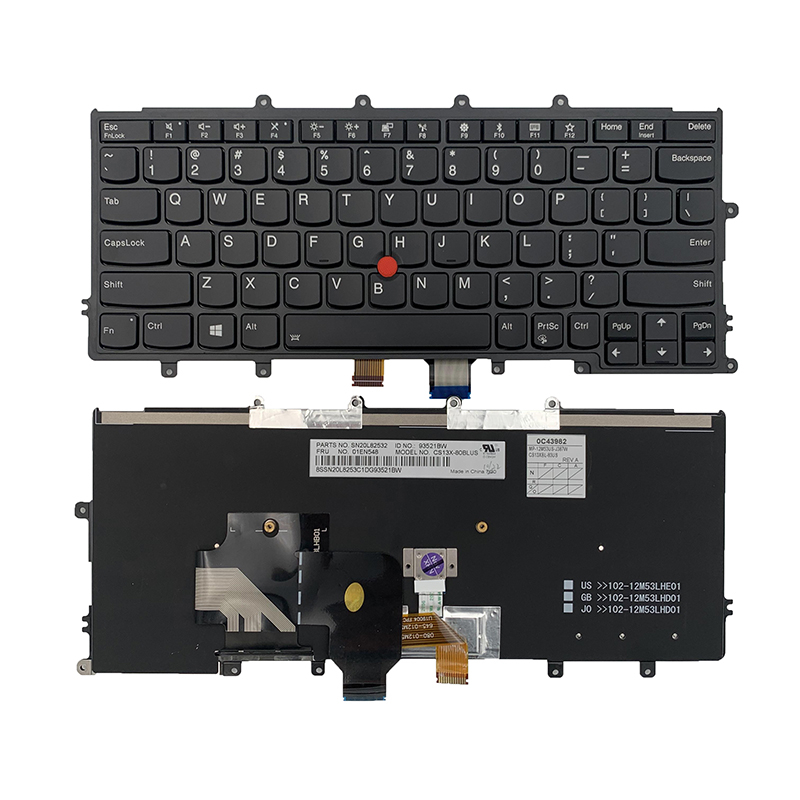 New Us Backlit Keyboard Black Frame For Ibm Thinkpad X270 A275 Mt 20kc 20kd Laptop Keyboard