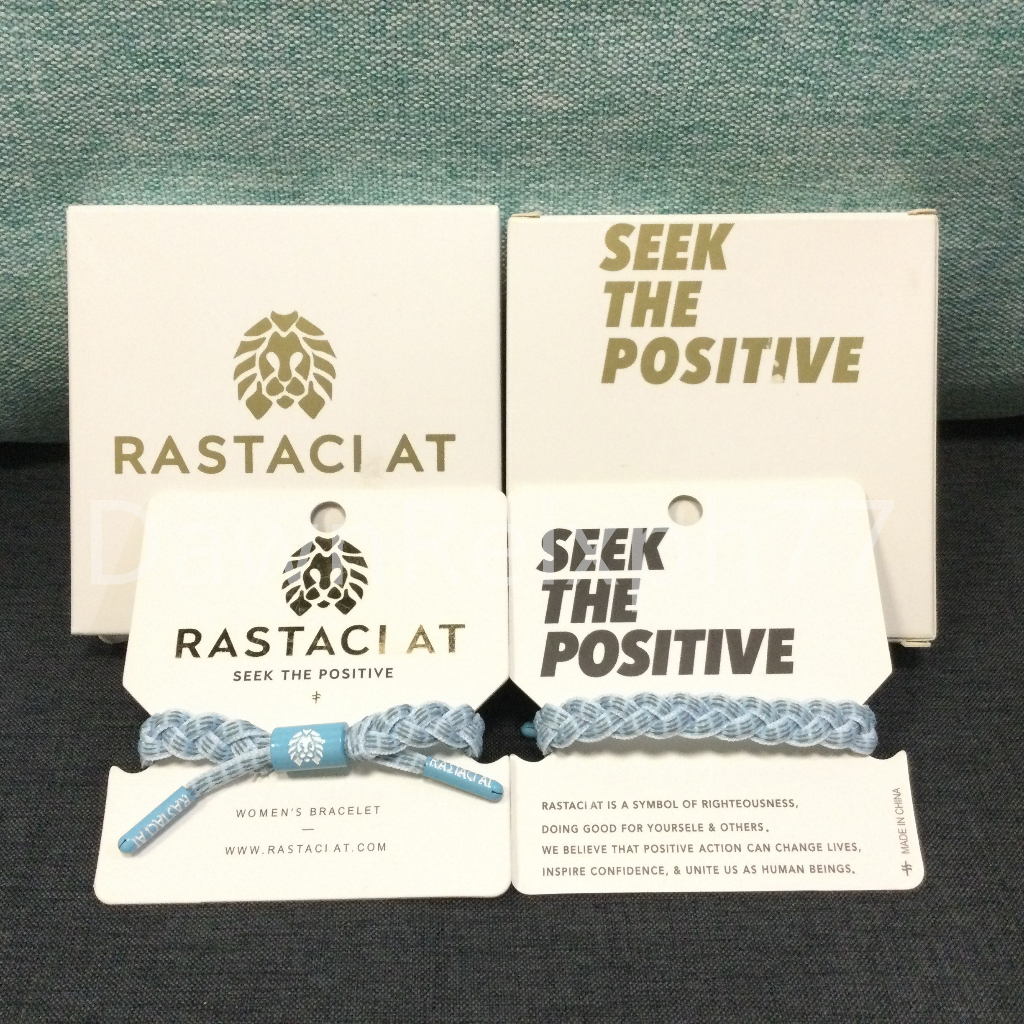 RASTAClAT Mini Braided Bracelet 3M Blue Mini Reflective Series ...