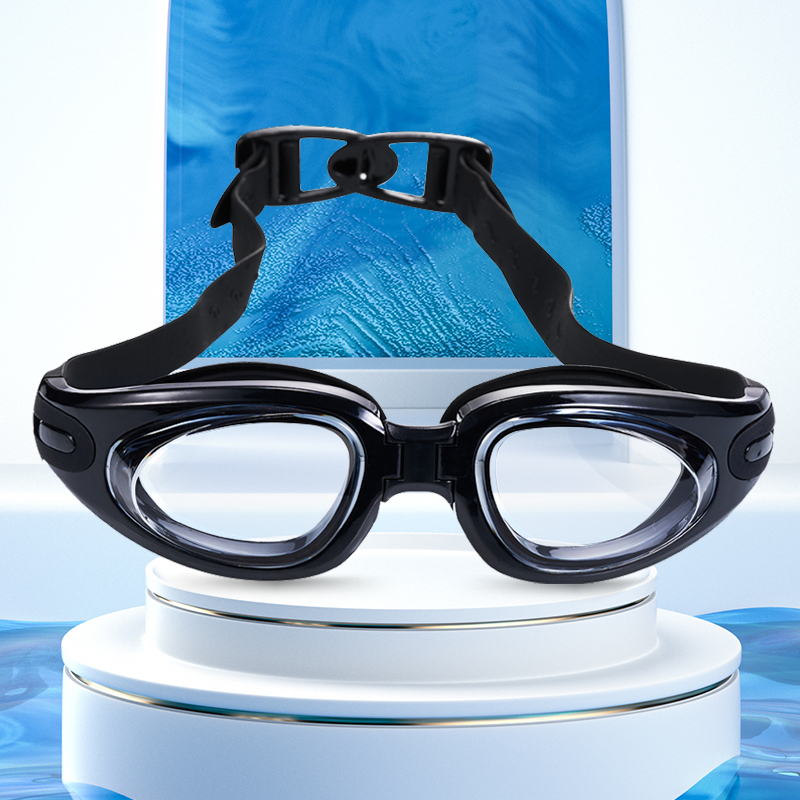 Men's and Women's Swimming Goggles Adult Adjustable Waterproof Anti-fog ...