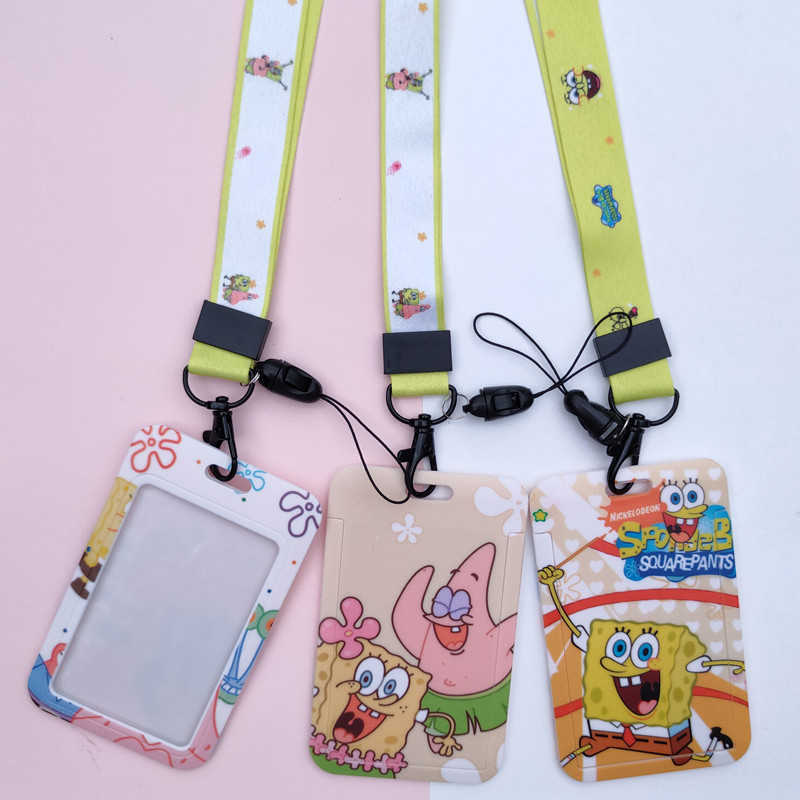 Spongebob Squarepants Patrick Cartoon Characters ID Badge Holder ...