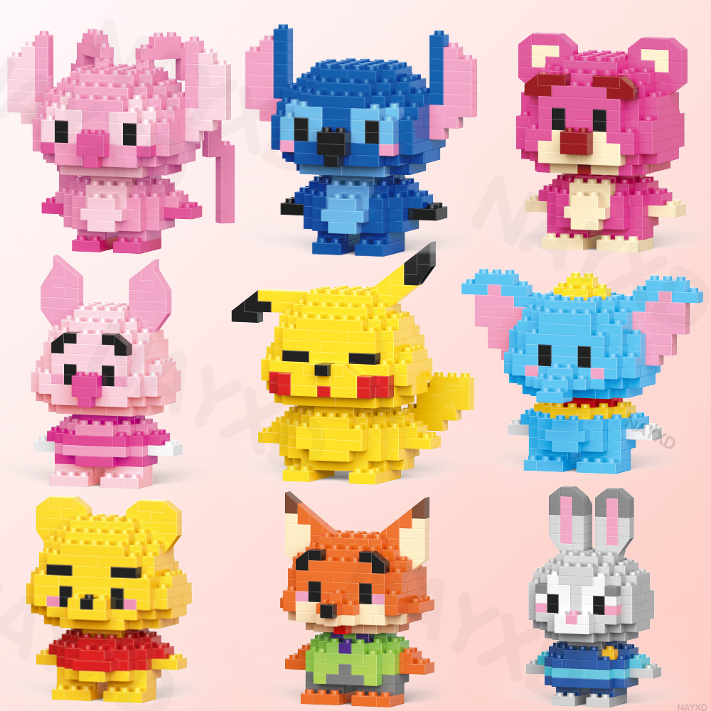 48 styles cute 3D animal building block toy gift | Shopee Philippines