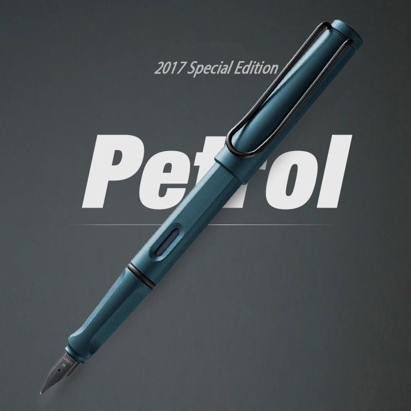 Lamy Safari Fountain Pen Petrol 2017 Limited Edition frosted blue grey ...
