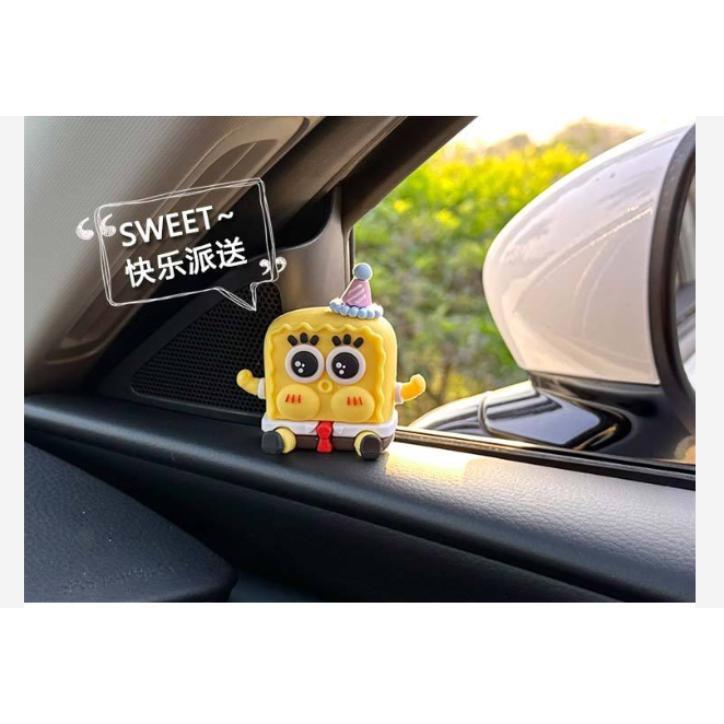 2023 New Style Car Ornaments Cute Spongebob Squarepants Decorations Center Console Interior Accessories Influencer Shopee Philippines