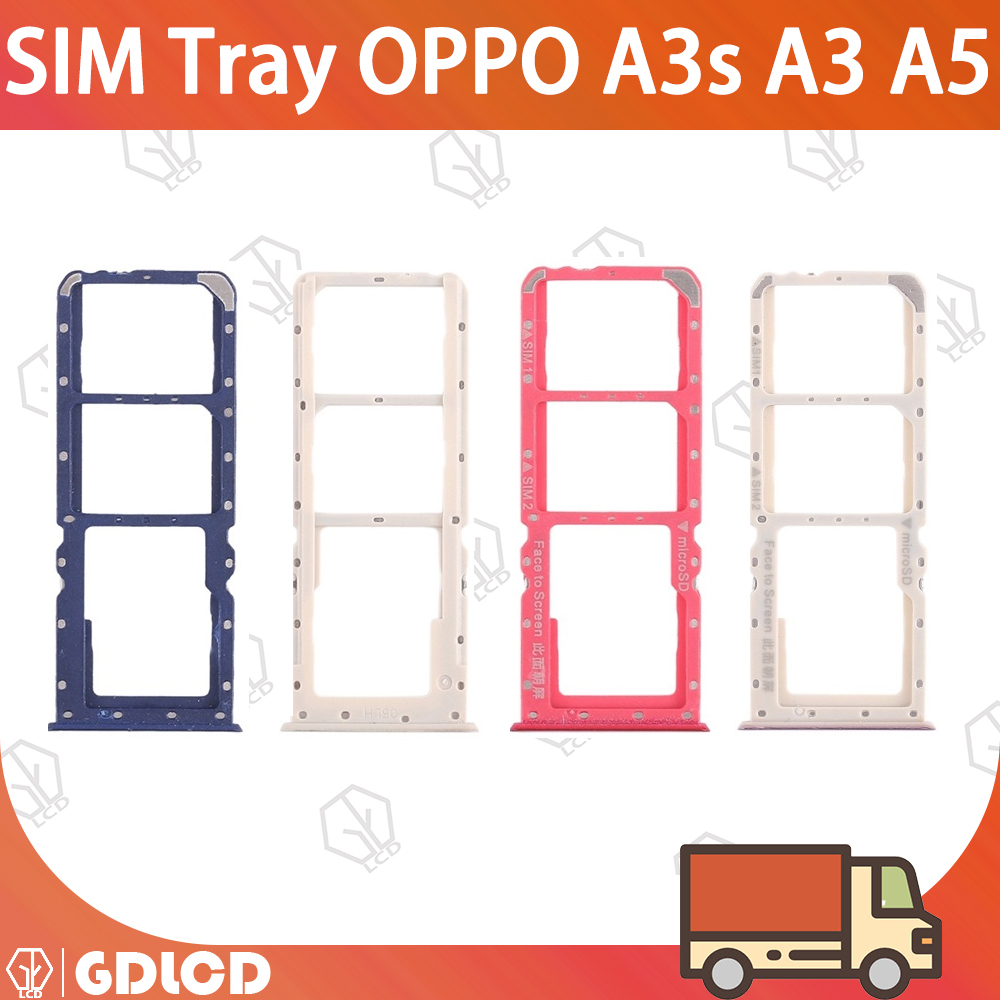SIM Tray OPPO A3s A3 A5 A5 2020 A7 A8 A9 A9X SIM Card Tray Micro SD ...