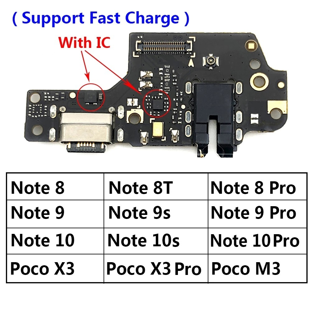 Charger USB Charging Port Board Flex Cable Connector For Xiaomi Poco X3 ...