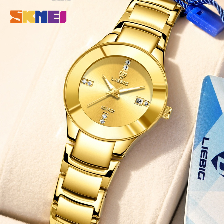 LIEBIG Watch for Woman Original Gold Silver Waterproof Wrist Ladies ...
