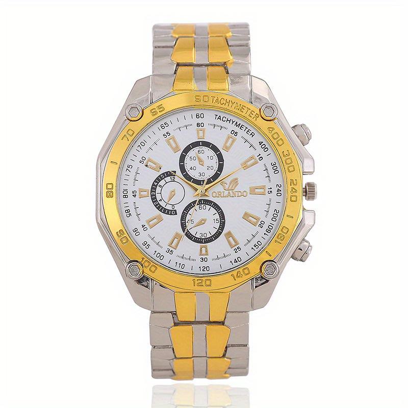 Fashion Stainless Steel Luxury Sport Analog Men Wrist Watch | Shopee ...