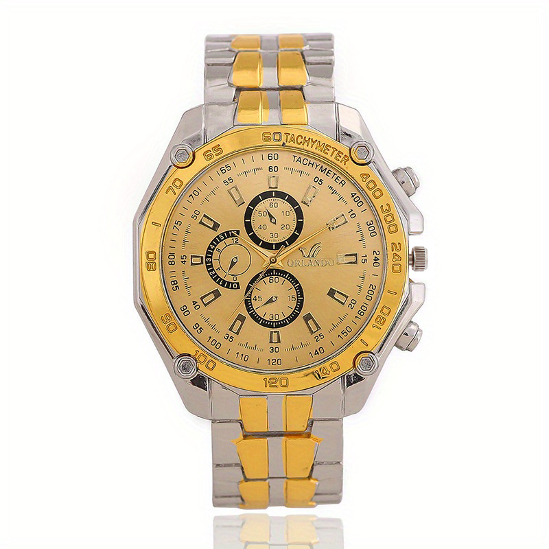 Fashion Stainless Steel Luxury Sport Analog Men Wrist Watch | Shopee ...