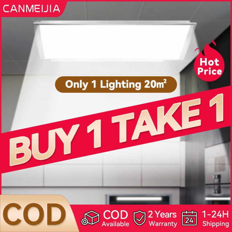 Led Panel Light Square Ceiling Light Office Lamp Downlight 48W 60W Flat ...