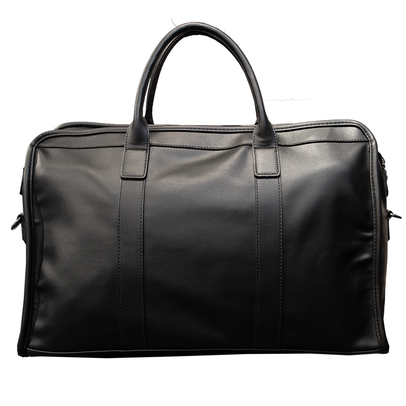 Business Men Leather Tote Bag Large Capability Duffel & Weekender Bags ...