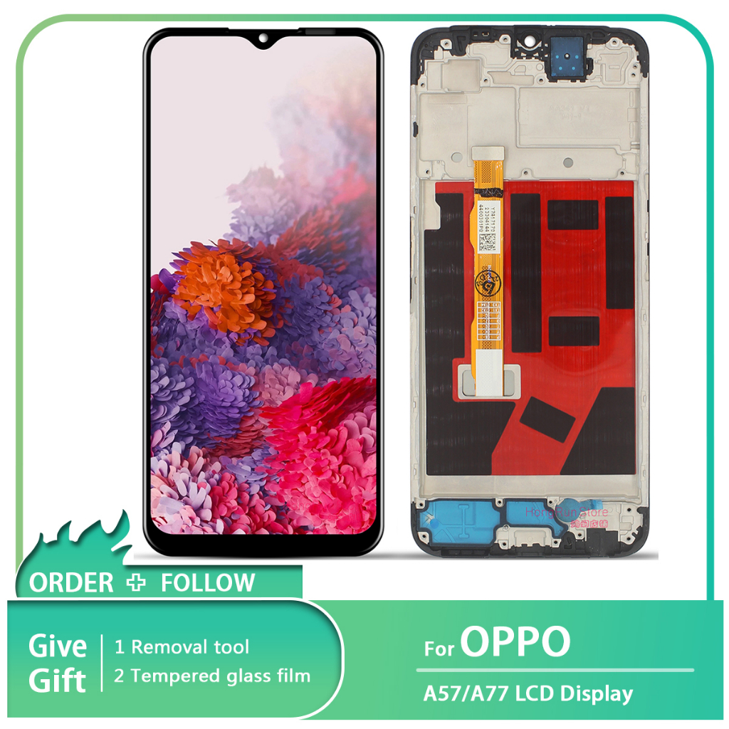 For OPPO A57/A77 4G CPH2387 LCD A57S Display Screen Touch Digitizer ...
