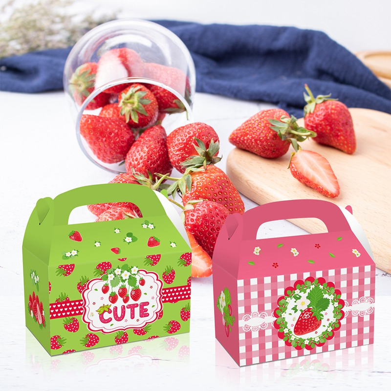 Sweet Strawberry Candy Box Gift Fruit Goodie Treat Boxes giveaways for ...