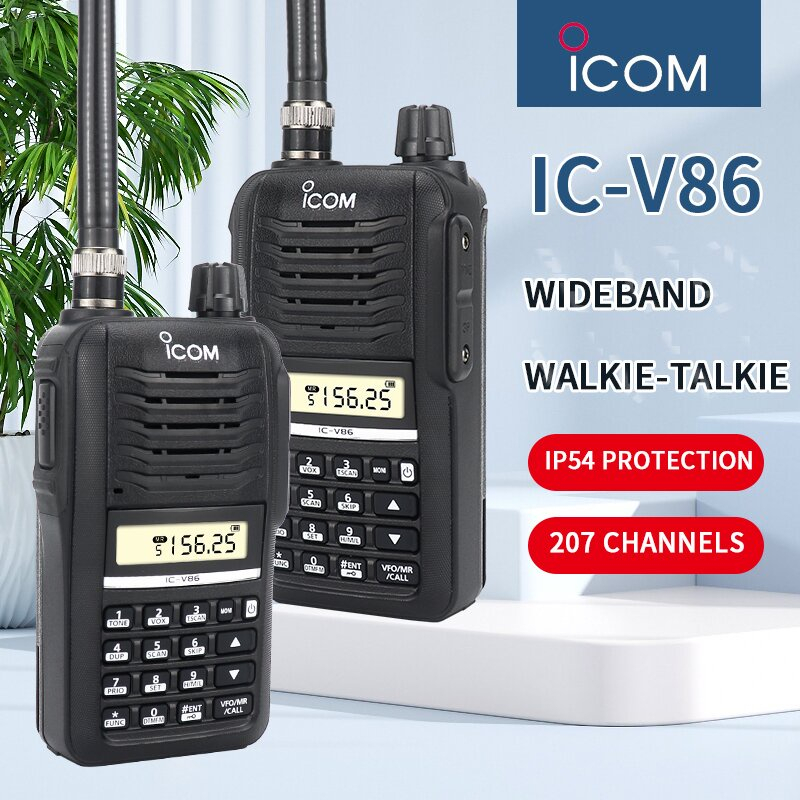 ICOM IC-V86 VHF Transceivers Handheld Radio1-15km | Shopee Philippines