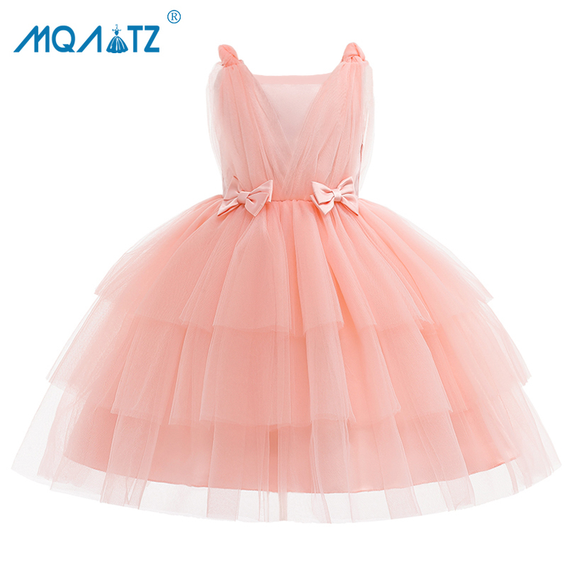 MQATZ Cute Pink Kids Party Dress For Girls Children Costume Baby Girl ...