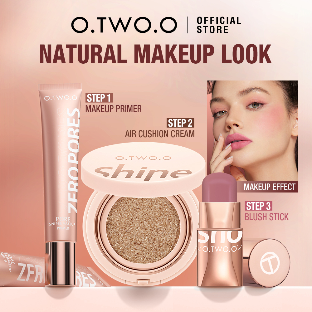 O.TWO.O Makeup Set Face Primer+ Air Cushion Founation Full Cover ... O.TWO.O Makeup Set Face Primer+ Air Cushion Founation Full Cover ...