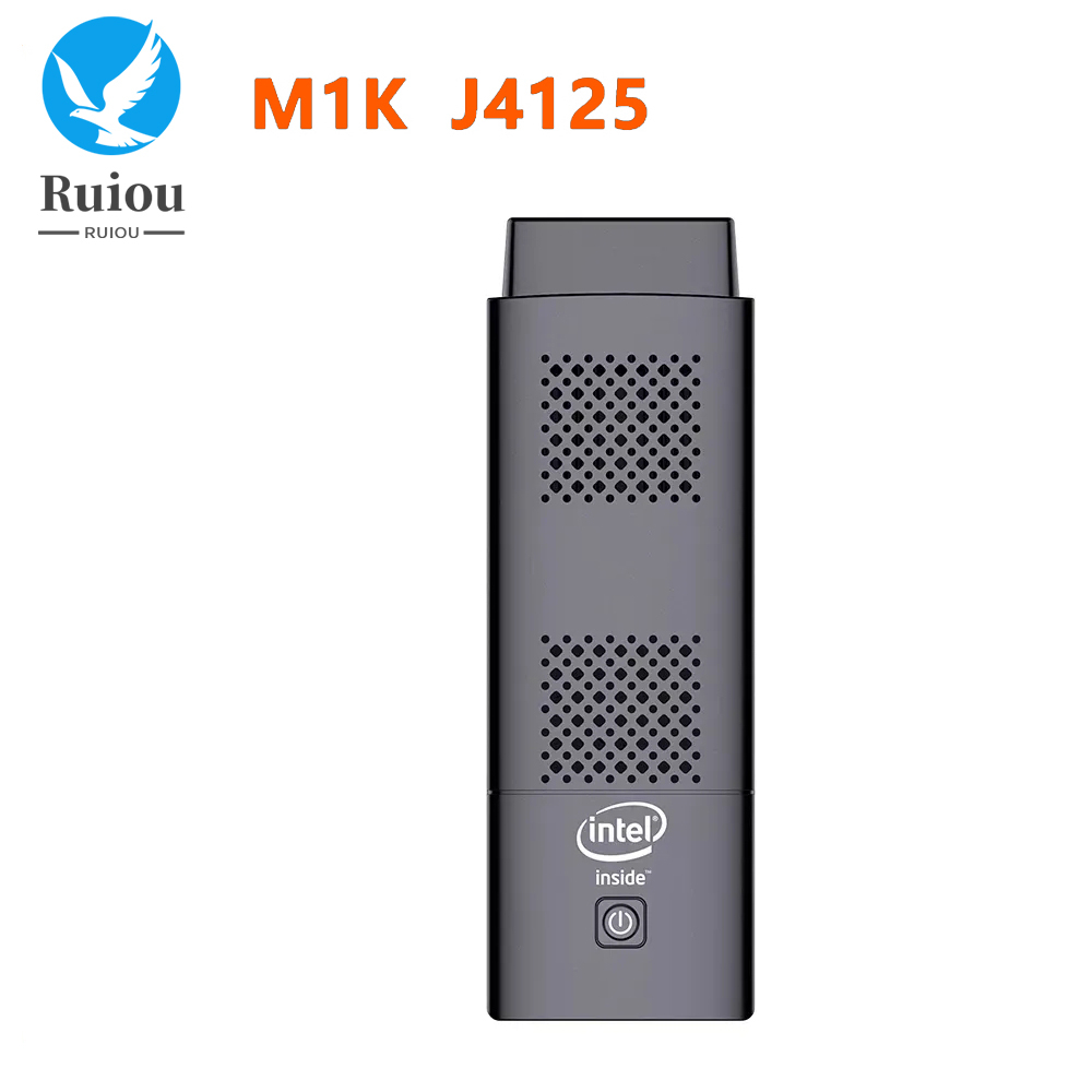 M1K Intel Celeron J4125 Windows 10 Pro Mini PC Stick 8GB LPDDR4 128GB ...