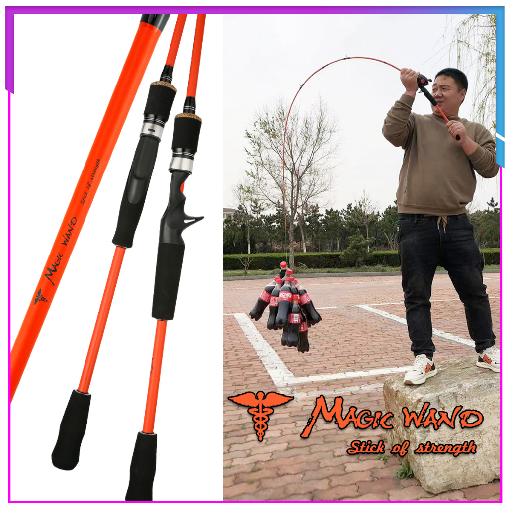 【NYA】Magic wand 1.8M (6ft)【4-16lb】High Carbon Fiber Fishing Rod ...