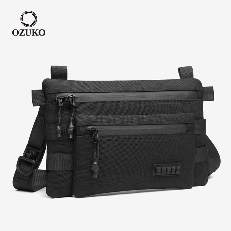 OZUKO Fashion Waterproof Outdoor Functional Men Shoulder Bag Light ...