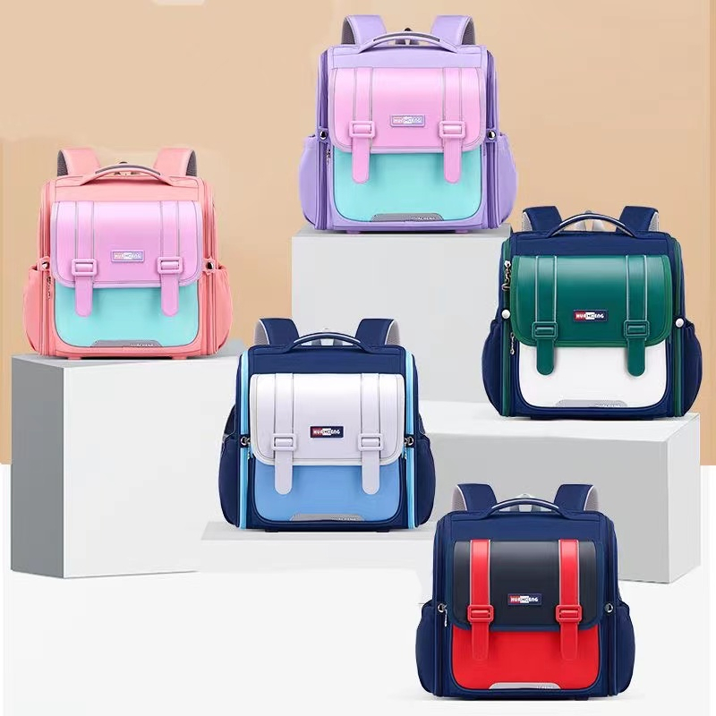 Elementary school students horizontal version of the schoolbag ...