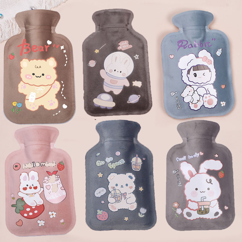 Cartoon Warm Hot Water Bottle Mini Plush Handwarmer Warm Hands Bag ...