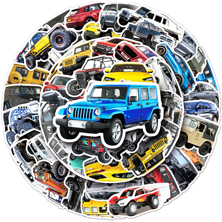 50 Piece Cool Car Stickers Waterproof DIY For Phones Laptop Car Sticker ...