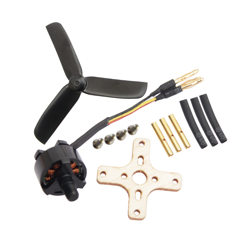 1406 Brushless Motor 3300KV Thrust 320g with 4 Inch 3-Blade Propeller ...