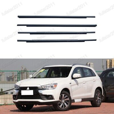 Car Door Glass Window Moulding Trim Weatherstrip Rubber Seal Belt ...