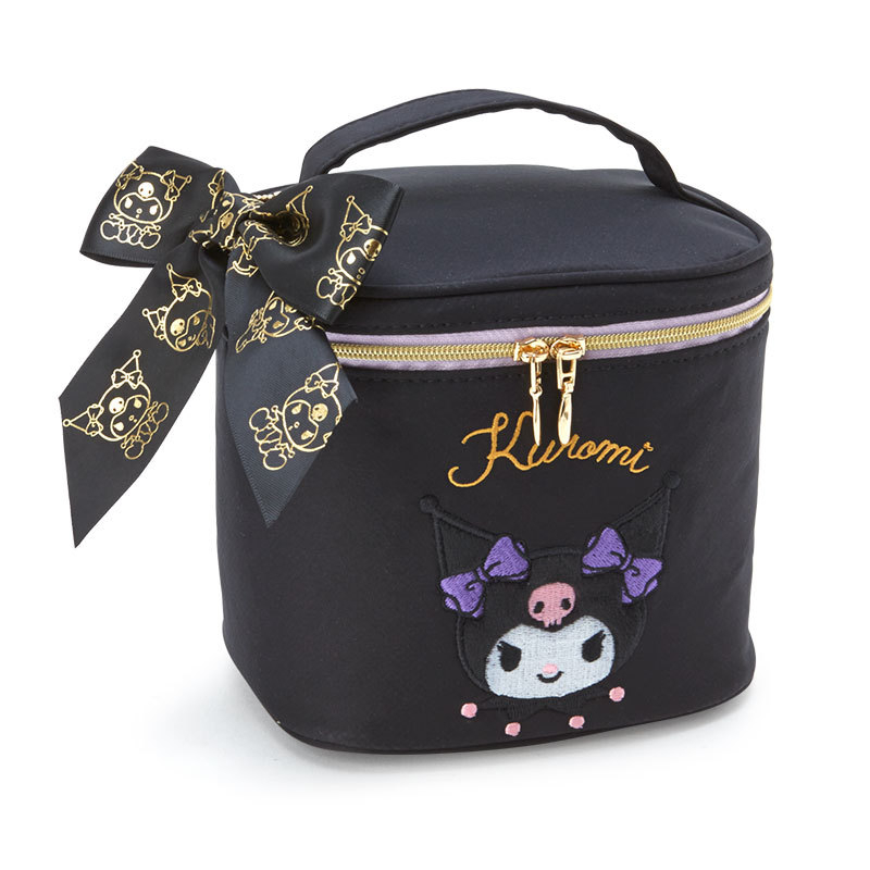 Kuromi Makeup Bag Box Kawaii Cute Makeup Storage Case Anime Black Make ...