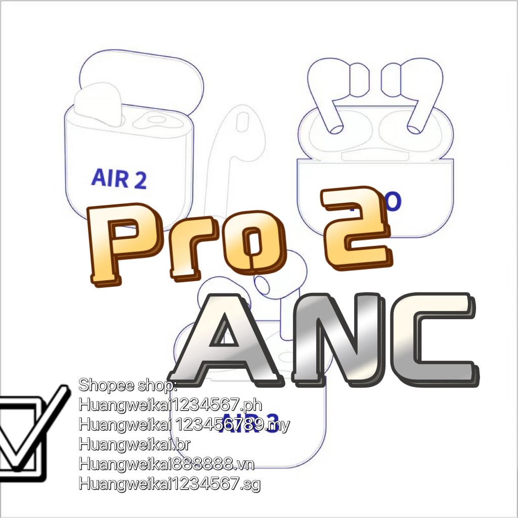 【2025 Premium ANC Gen 4 】Latest Pro 2 Rename GPS Wireless Bluetooth ...
