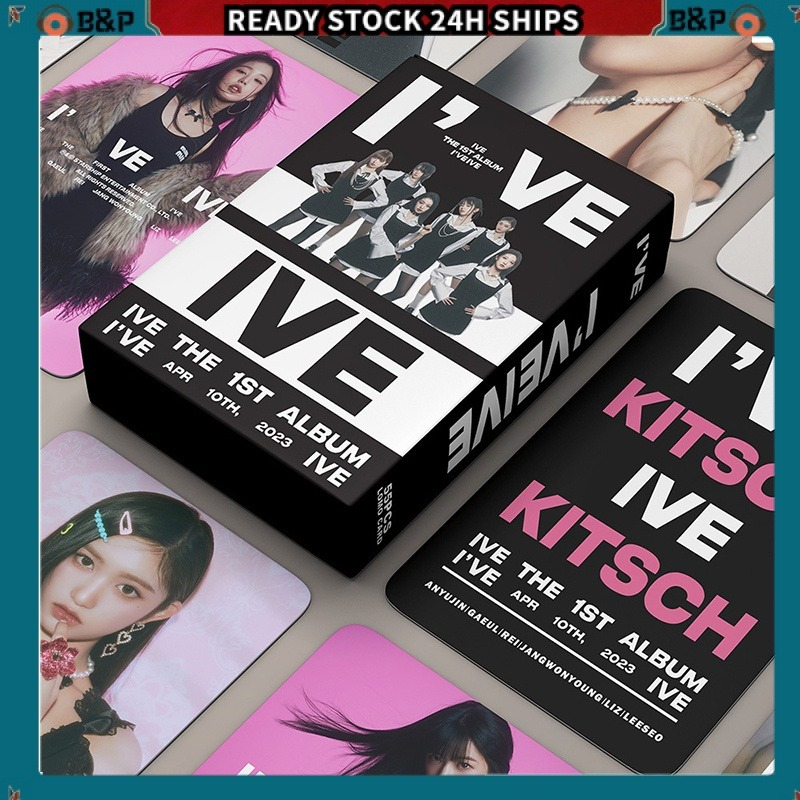 B&P Kpop 55Pcs/box IVE Photo card 2023 I've IVE Album Lomo Card ...
