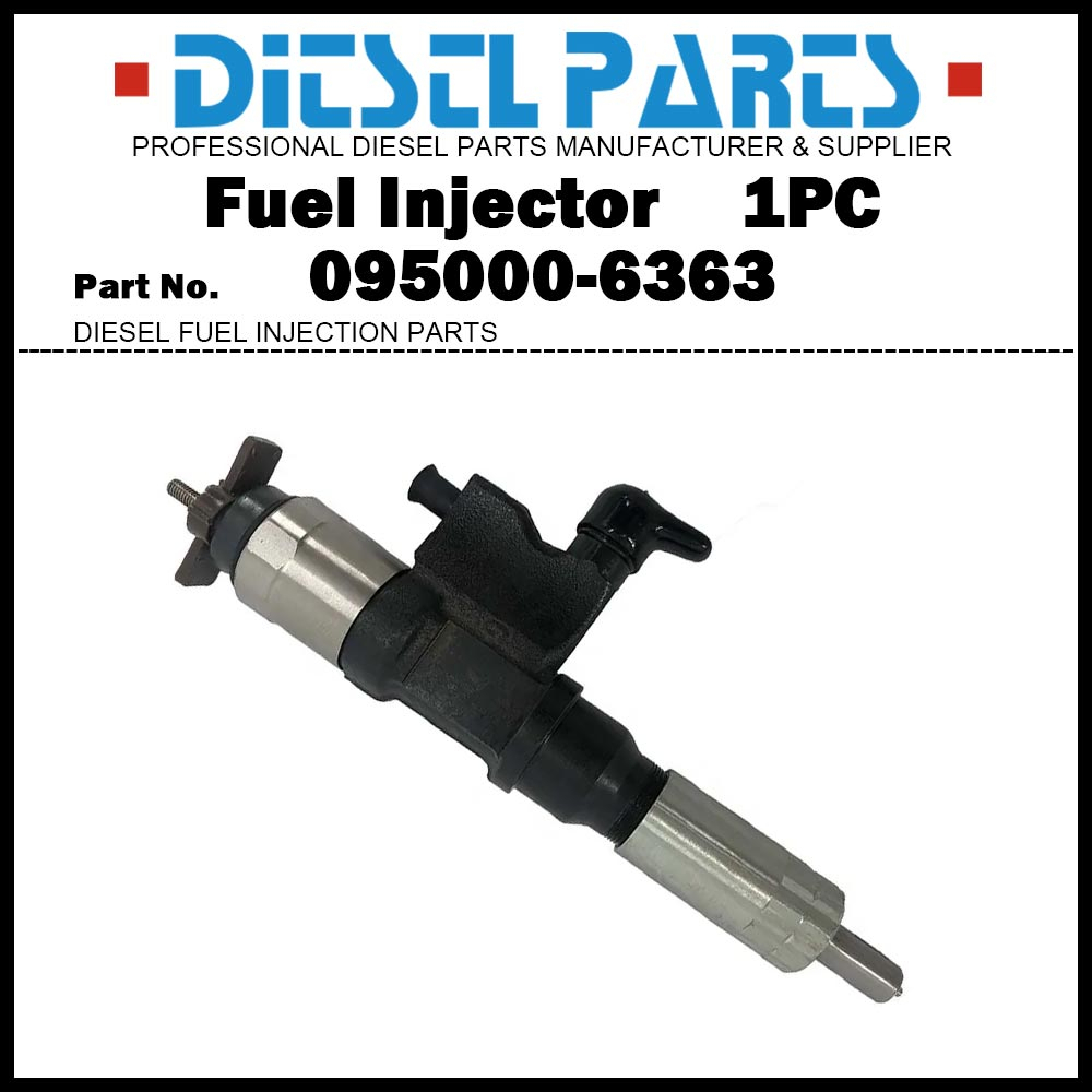 Fuel Injector 095000-6363 for ISUZU Forward FRR FSR FTR FVR FSS 4HK1 ...