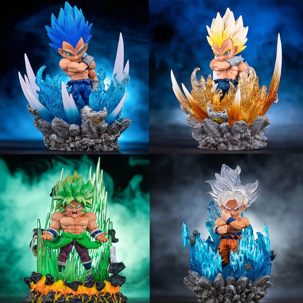 Anime Figure 13cm Dragon Ball With Light Super Saiyan Ultra Instinct ...