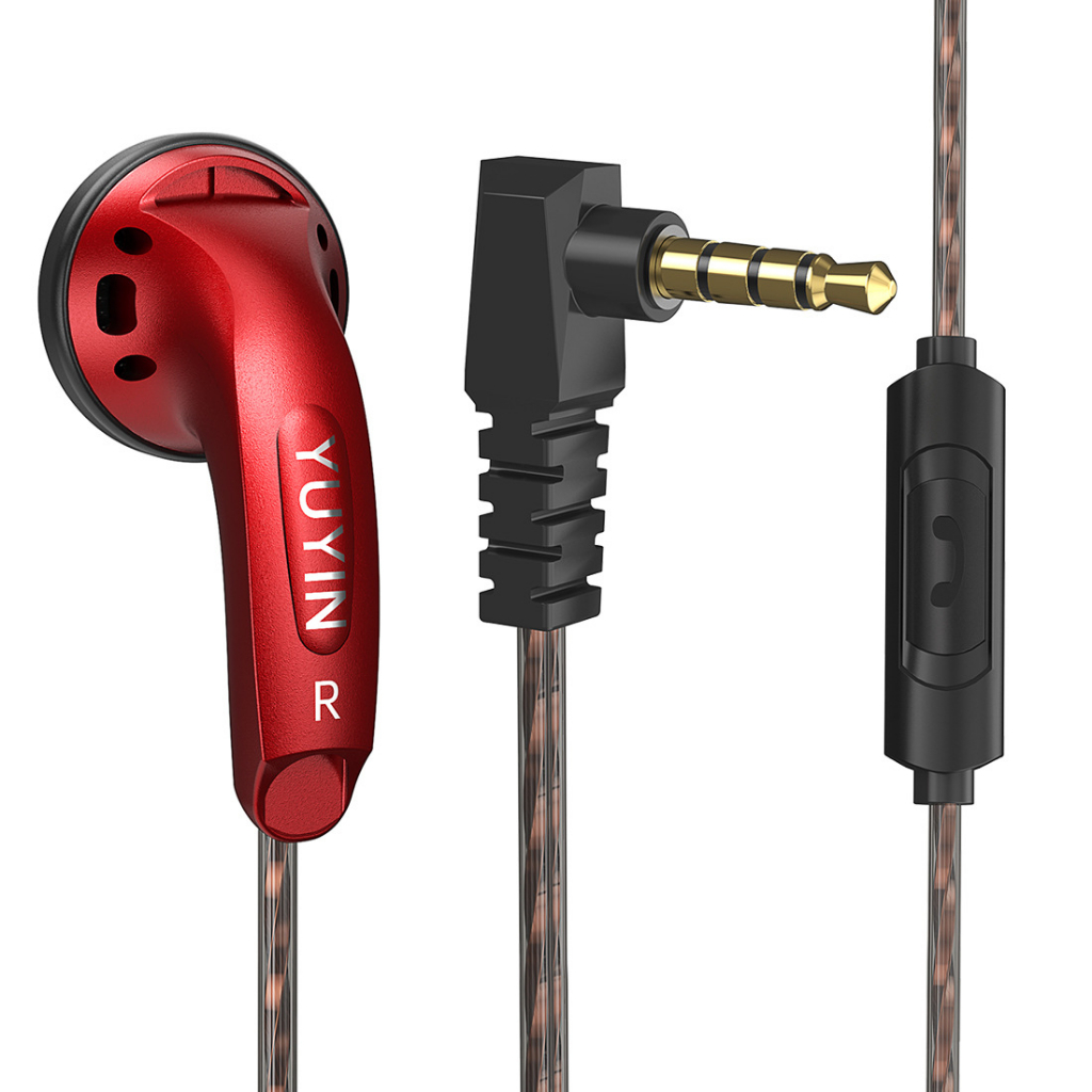 FONGE YUYIN Y100 In Ear Earphone HiFi EarBuds Flat Head earphone Bass ...