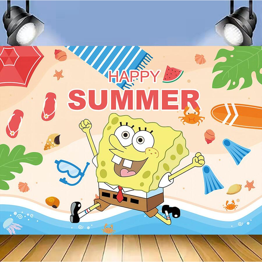 SpongeBob SquarePants Photography Backgrounds Happy Summer Backgrounds ...