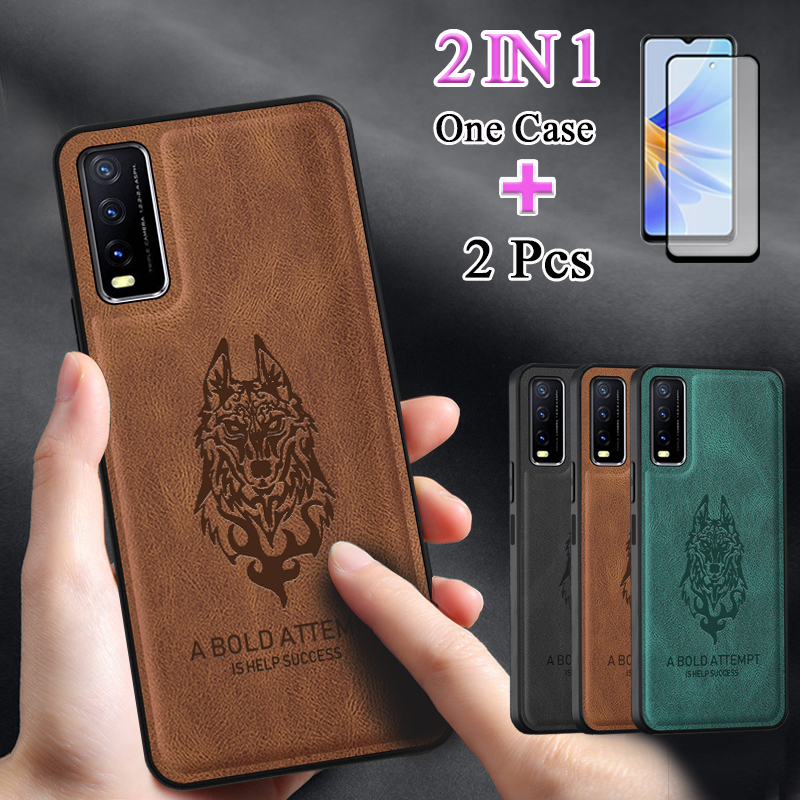 2 IN 1 For VIVO Y20 Y20i Y20A Y20S Phone Case Luxury Leather Casing ...