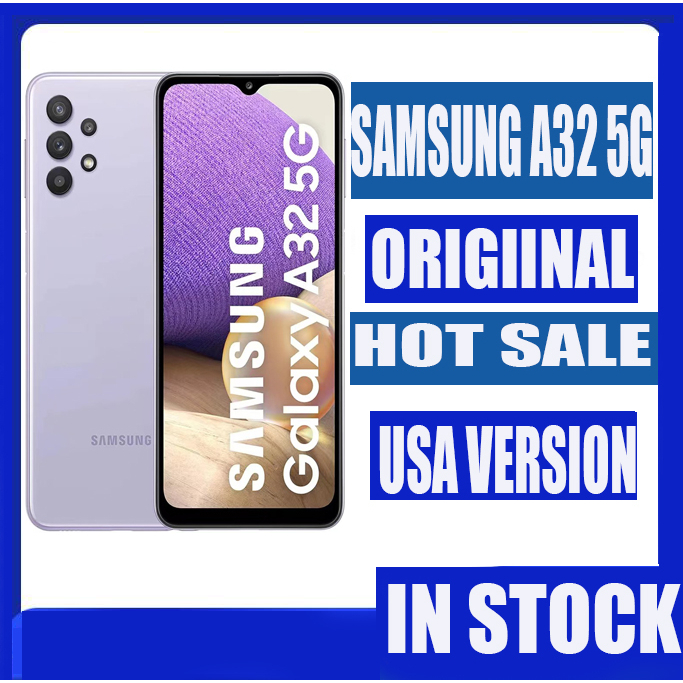 Import New Original Samsung A32 A326u 5g Mobile Phone 6 4 4gb Ram 64gb