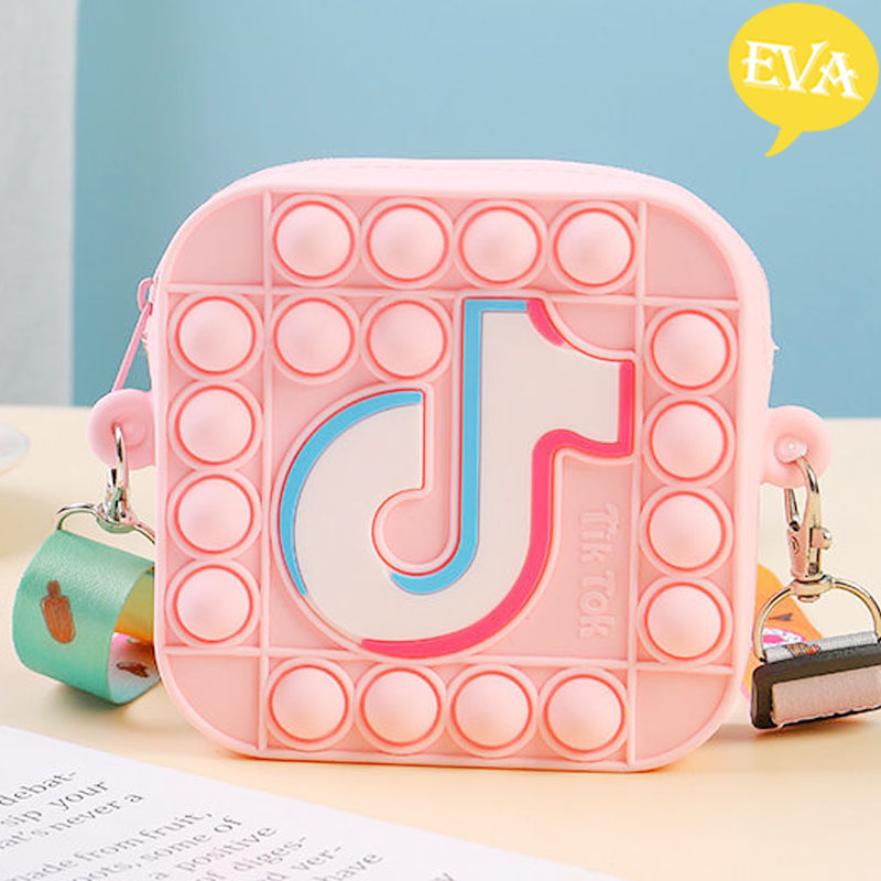 Pop Fidget Backpack for Girls with Pop It , Pop It Purse Set - Fidget ...