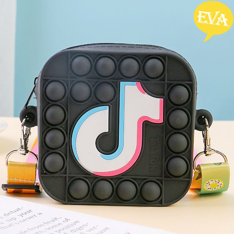 Pop Fidget Backpack for Girls with Pop It , Pop It Purse Set - Fidget ...