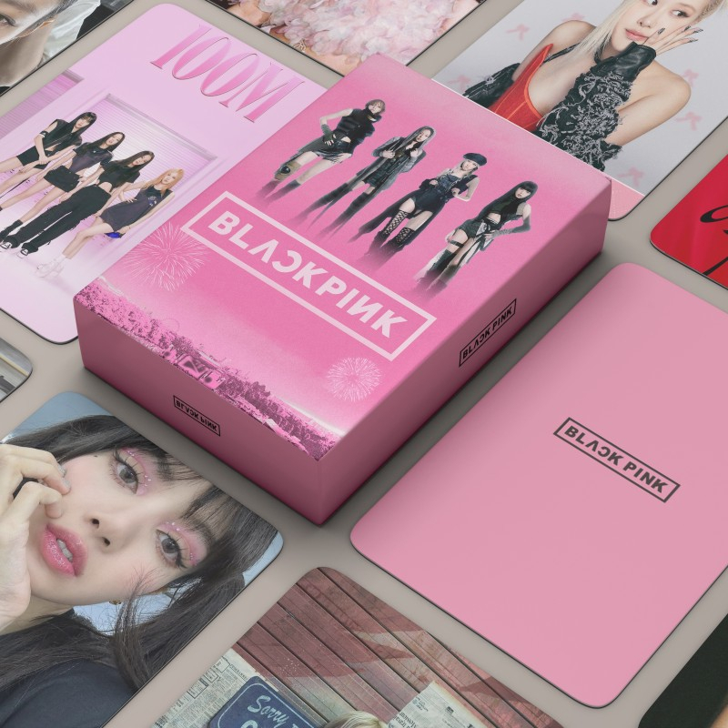 54pcs Box Kpop Blackpink Jisoo Jennie Rose Lisa Blackpink Photocard