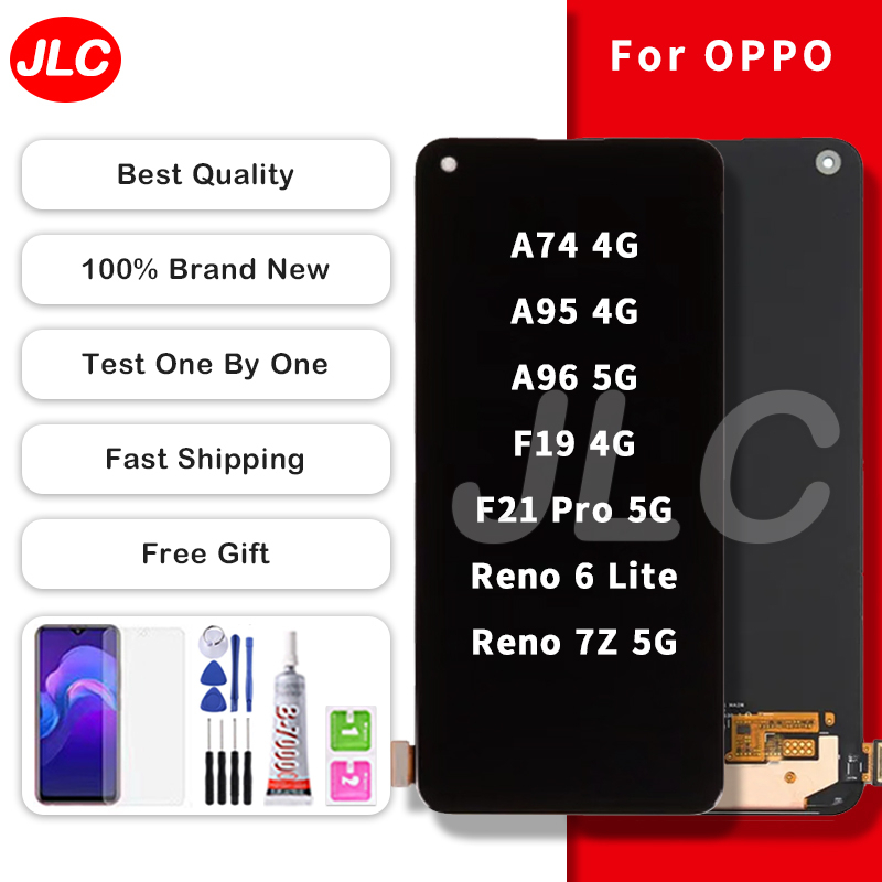 For Oppo A74 4G/A95 4G/F19 4G/A96 5G/Reno 6 Lite/Reno 7Z 5G/F21 Pro 5G Lcd Touch Screen ...