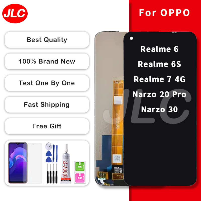 For Oppo Realme 6 Realme 6S Realme 7 4G Narzo 20 Pro Narzo 30 Lcd Touch ...