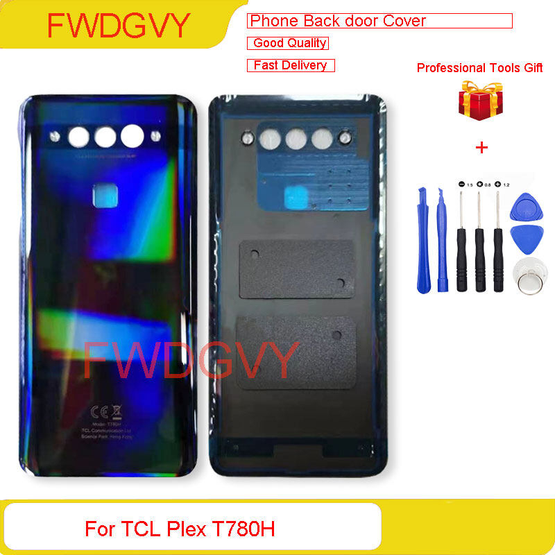 For TCL Plex T780H Glass Back Door Cover Housing Door Full Set Repair ...